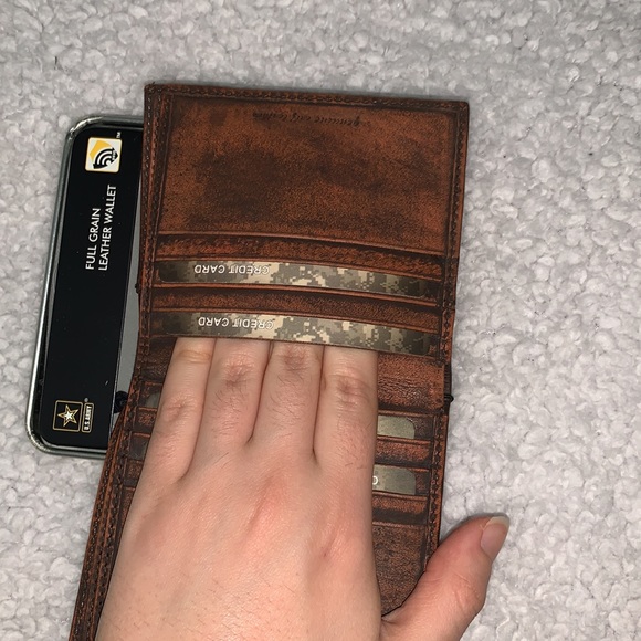 U.S. Army | Bags | Us Army Genuine Calf Leather Wallet | Poshmark